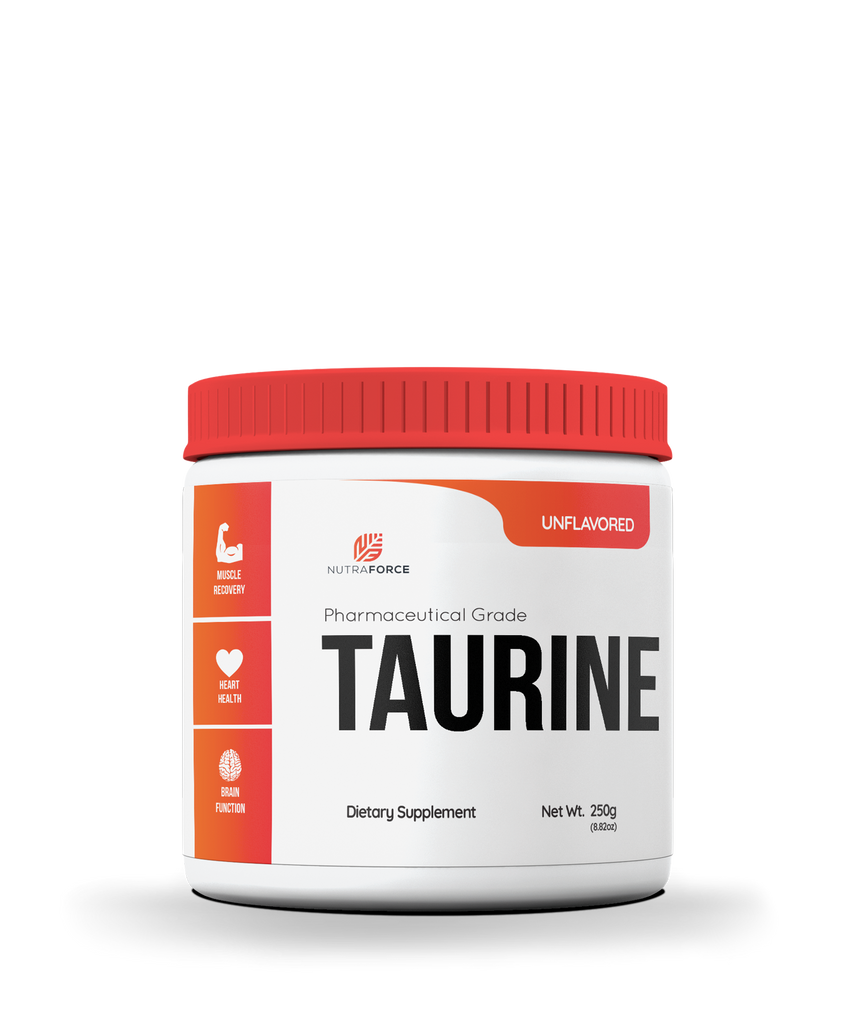 TAURINE 100% PURE UNFLAVORED – nutraforce